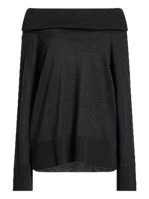 Max Mara Lightweight Wool Knit Top - Black
