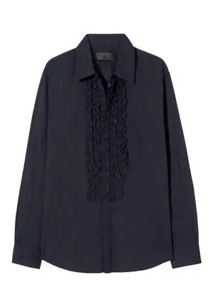 NILI LOTAN Nili Lotan Nathael Ruffled Shirt