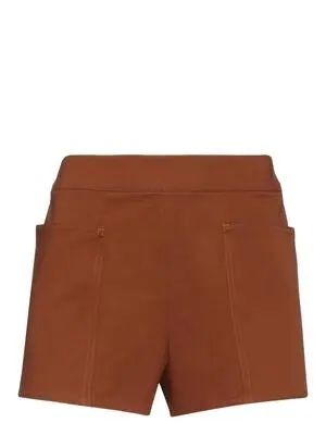 Max Mara Solid Color Shorts - Brown