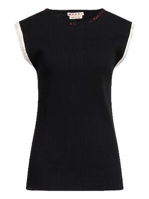 Marni Embroidered Crewneck T-shirt - Black