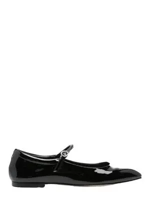 AEYDĒ Aeyde Black Patent Leather Ballet Flats