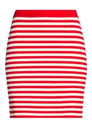 MAX MARA Max Mara Striped Knit Pencil Skirt