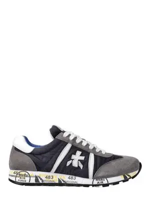 Premiata Premiata Logo Casual Lace-Up Sneakers Black