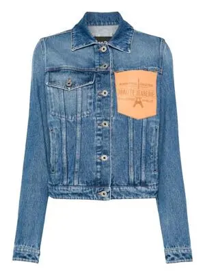 JEAN PAUL GAULTIER Jean Paul Gaultier Denim Jacket With Logo Detail