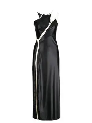 Ottolinger Asymmetric Halterneck Dress - Black