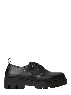 TWINSET Twinset Leather Lace-Up Shoes With Silver Rivets