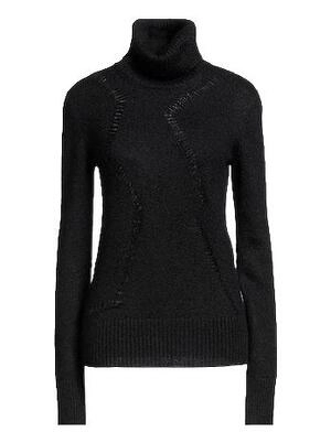 Saint Laurent Wool Knit Turtleneck Sweater - Black