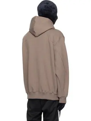 DOUBLET Graphic-print Cotton Hoodie - Gray