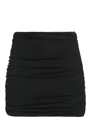 Tory Burch Ruched Mini Skirt - Black