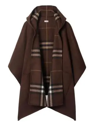 Burberry Cashmere Hooded Cape - Black