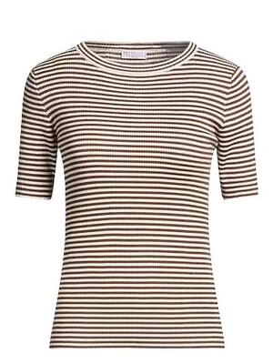 Brunello Cucinelli Striped Knit Jumper - Multicolor