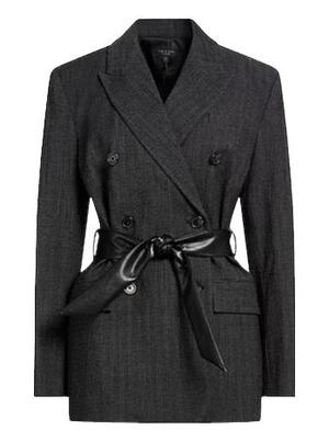 Rag & Bone Two-tone Long-sleeve Blazer - Black