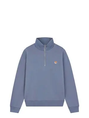 Maison Kitsuné Long Sleeve Sweatshirt - Blue