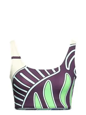 Tory Burch Sleeveless Scoop Neck Sports Top - Multicolor