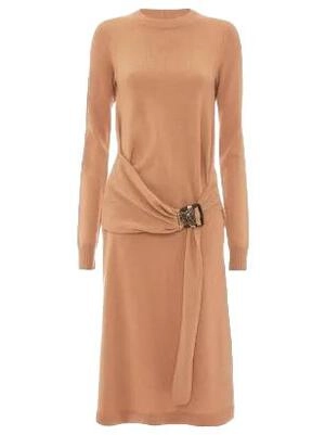 J.W.ANDERSON Buckled-waist Knit Dress - No