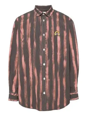 DOUBLET Striped Shirt - Black