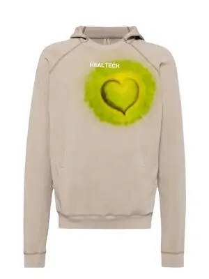 DOUBLET Printed Hoodie With Embroidered Slogan - Nude