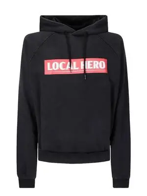 Martine Rose Slogan Print Hoodie - Black