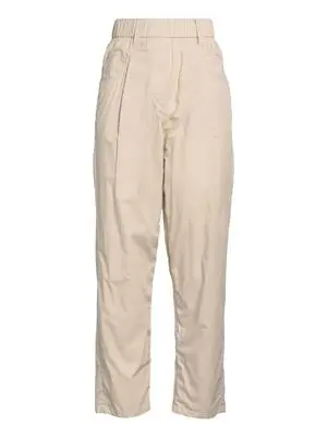 Brunello Cucinelli Tapered Poplin Trousers - Nude