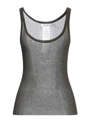 Max Mara Max Mara Sleeveless Knit Top Gray