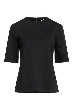 Max Mara Max Mara "MaxMara" Logo Print T-Shirt Black