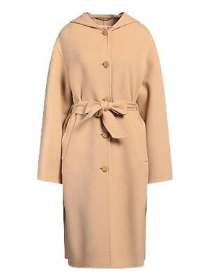 Marni Long-sleeve Hooded Coat - Nude