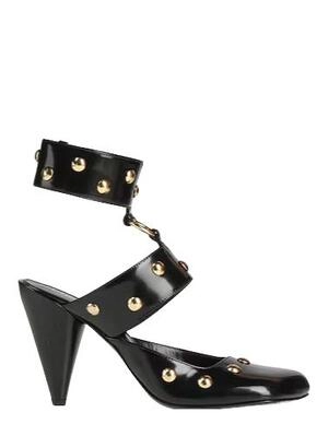 Chloé Patent Leather Studded High Heel Pumps - Black