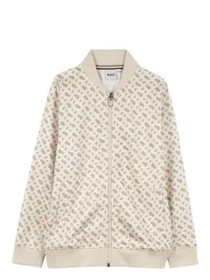 Hugo Boss Long-sleeved Knitted Cardigan - Beige