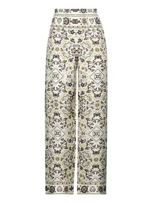 TORY BURCH Tory Burch Wide Leg Printed Trousers
