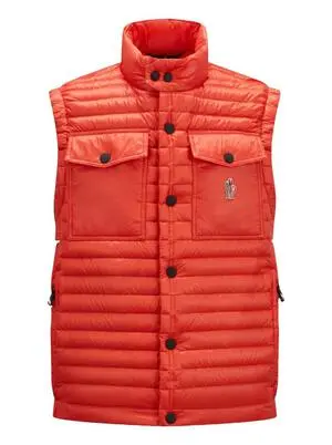 Moncler Moncler Ollon Down Gilet Red