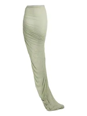 Rick Owens Knit Bodycon Skirt - Nude