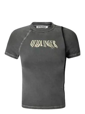 Ottolinger Logo Print T-shirt - Grey