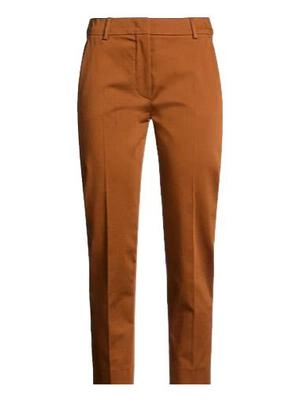 Max Mara Slim-fit Tapered Cropped Trousers - Brown