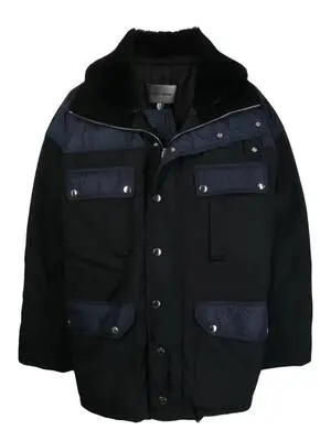 Isabel Marant Étoile Padded Coat With Shearling Collar - Black