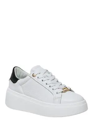 TWINSET Twinset Leather Trainers With Contrasting Heel And Platform Sole