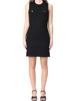 TWINSET Twinset Button-Detail Trim Mini Dress
