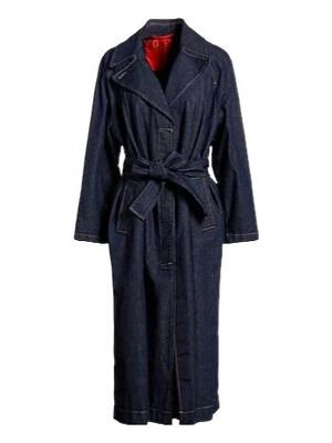 MAXCO. Denim Trench Coat - Black