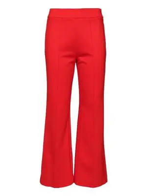 Staud Knack Flare Trousers - Red