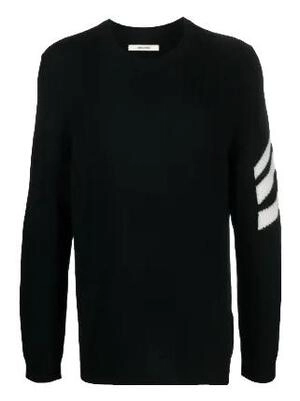 Zadig&Voltaire Stripe-detail Cashmere Jumper - Black