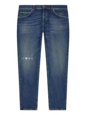 DONDUP Logo Jeans - Blue