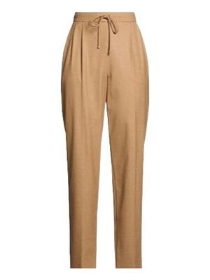Max Mara Max Mara Tapered Stretch Flannel Trousers Nude