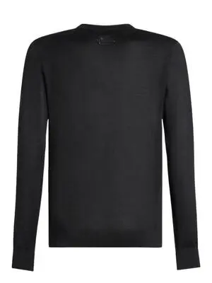 ETRO Etro Silk And Cashmere Jumper With Rear Logo Detail