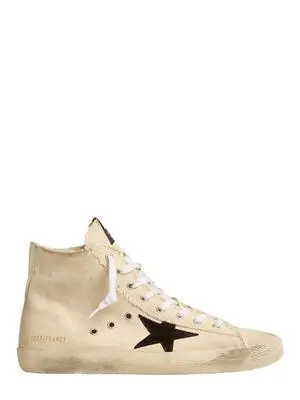 GOLDEN GOOSE Francy Penstar High Top Sneakers - Nude