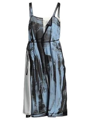 MAISON MARGIELA Sleeveless Printed Dress - Black