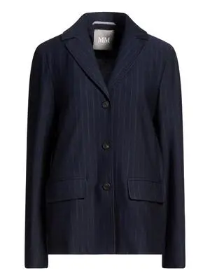 Max Mara Pinstripe Single-breasted Blazer - Black