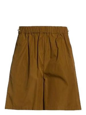 Max Mara Elastic-waist Wide-leg Shorts - Brown