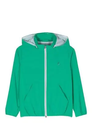 Herno Zip-up Hooded Jacket - Green