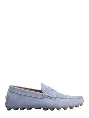 TOD'S Tod's Gommino Suede Driving Loafers Blue