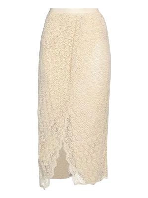 Isabel Marant Étoile Isabel Marant Lace A-Line Skirt Nude
