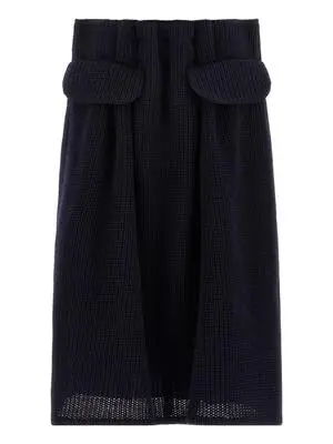 PRADA Prada Wool Knit Midi Skirt